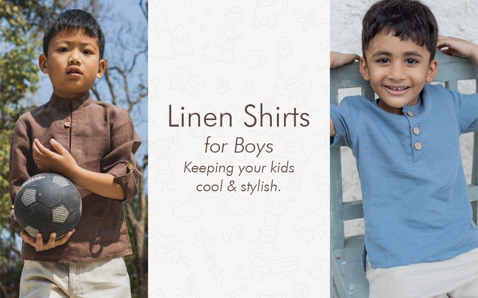 Linen Shirts for Boys: Keeping Your Kids Cool and Stylish - Chilinen ...